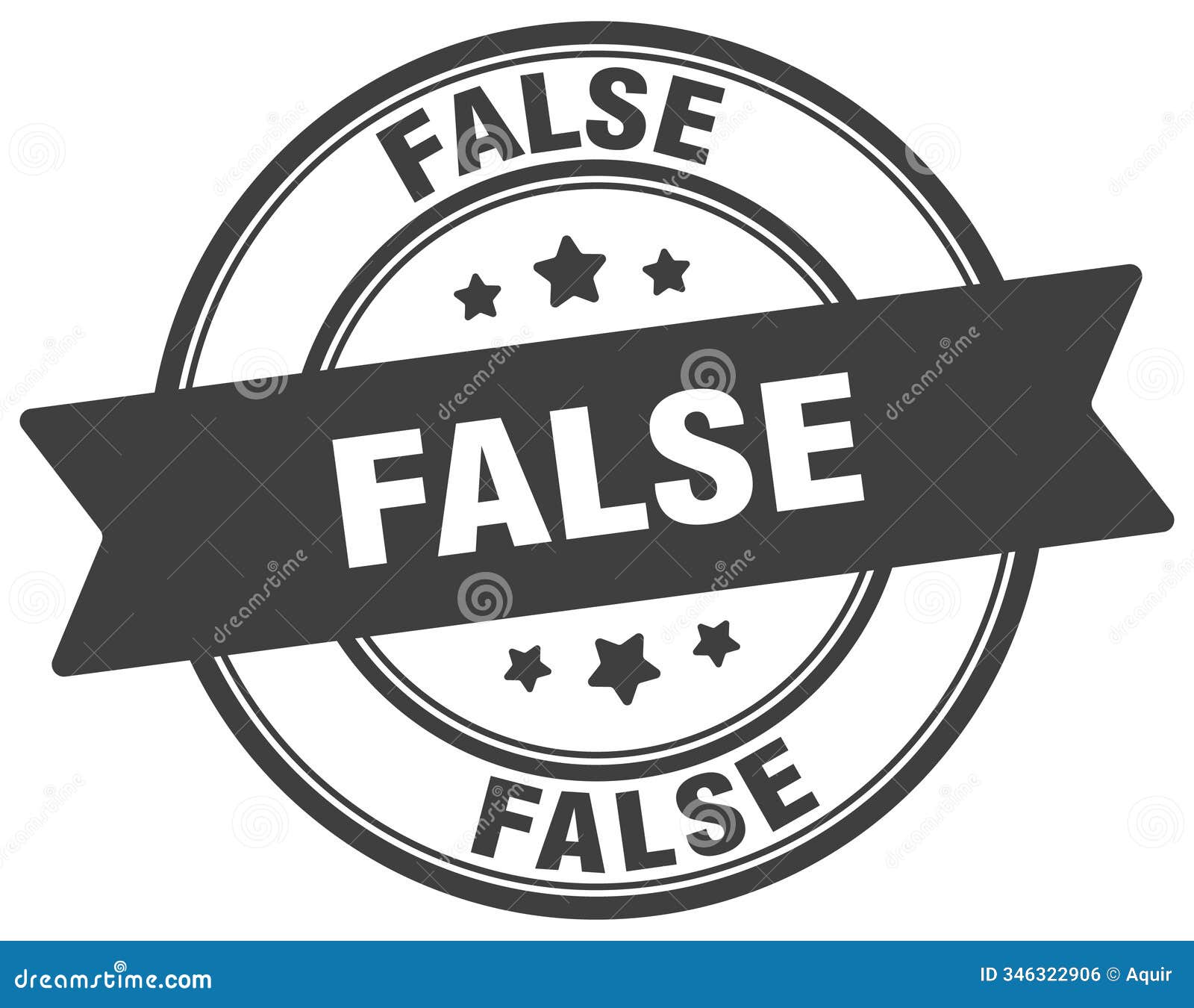 False Stamp Vector Illustration | CartoonDealer.com #106381804