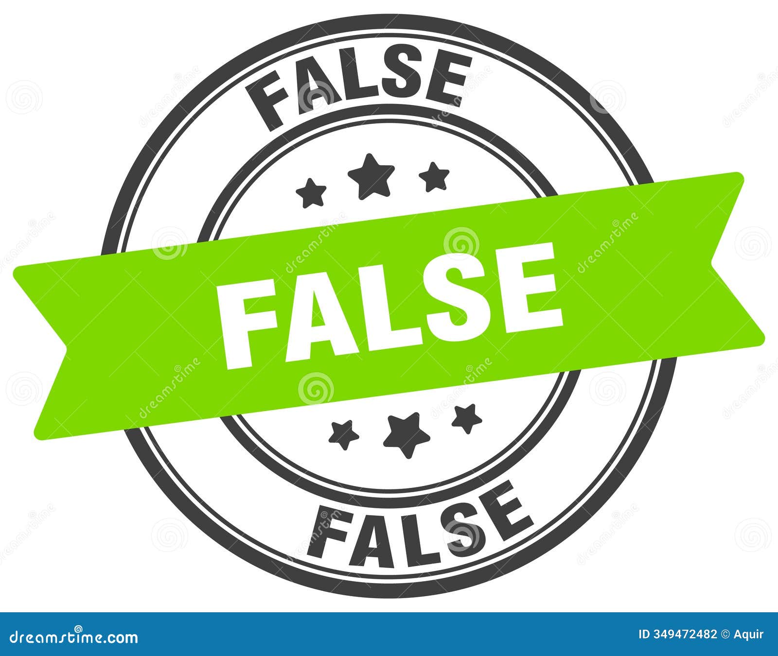 False Stamp Vector Illustration | CartoonDealer.com #106381804
