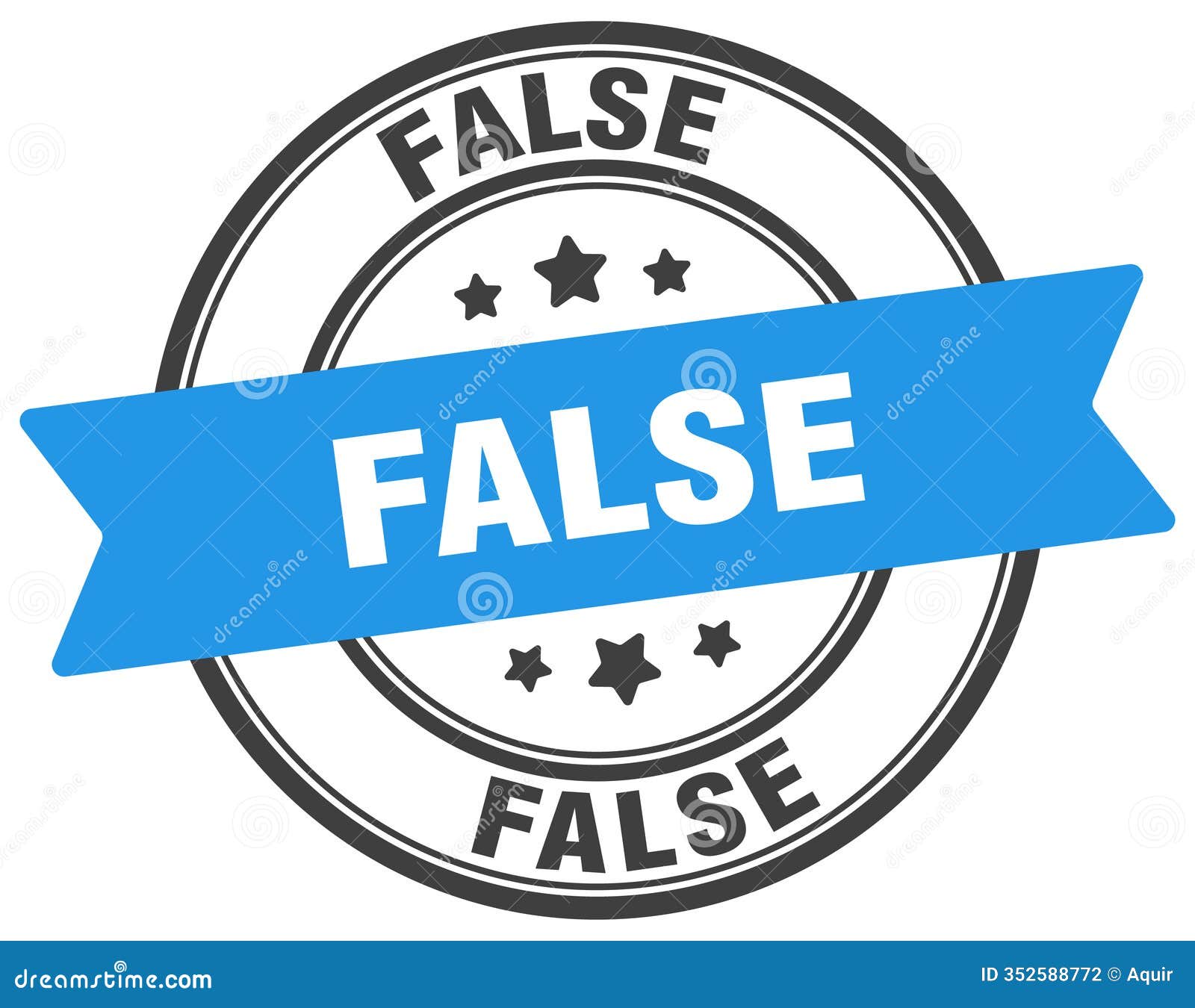 False Stamp Vector Illustration | CartoonDealer.com #106381804