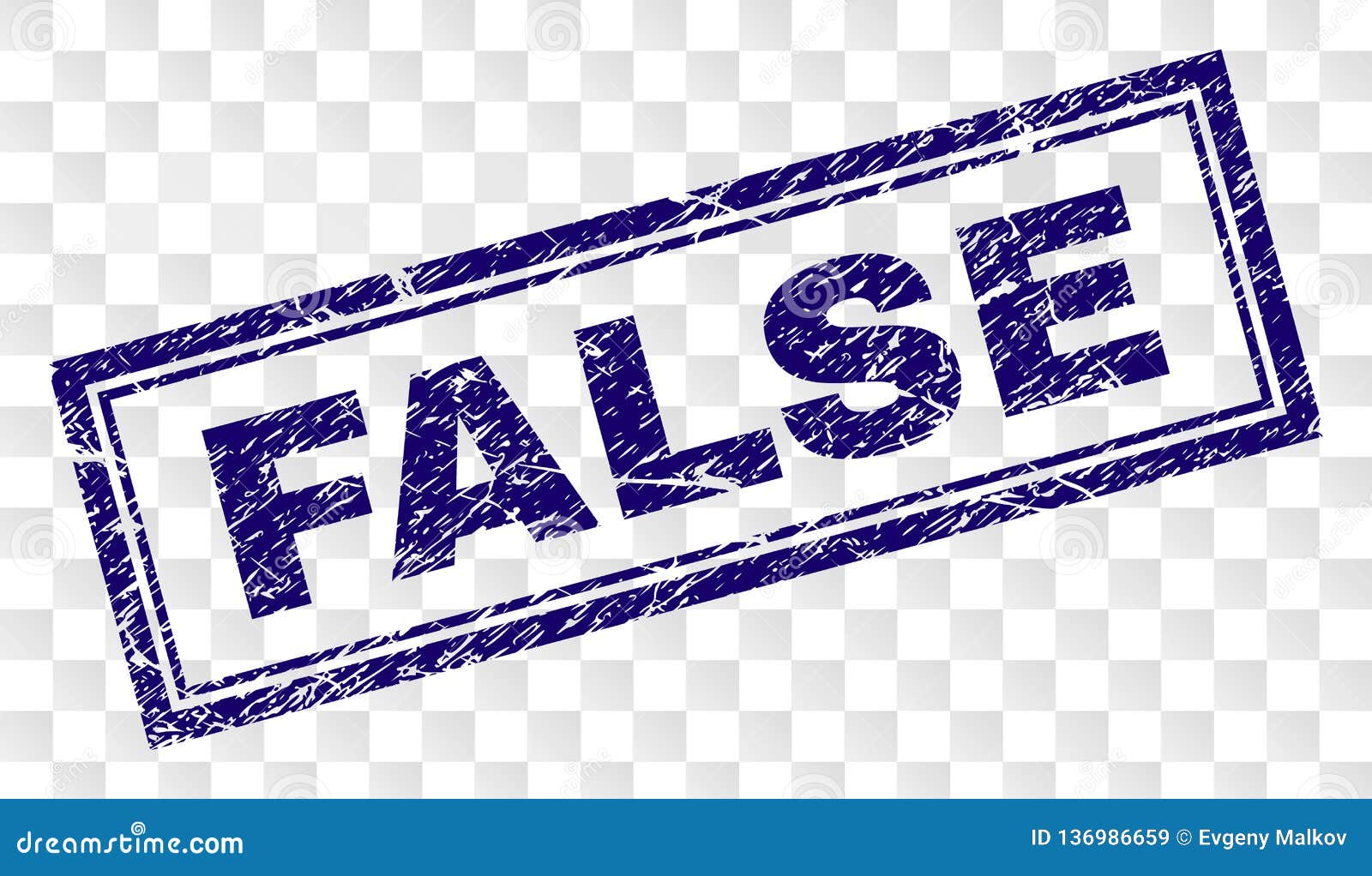 Grunge FALSE Rectangle Stamp Stock Vector - Illustration of mark ...