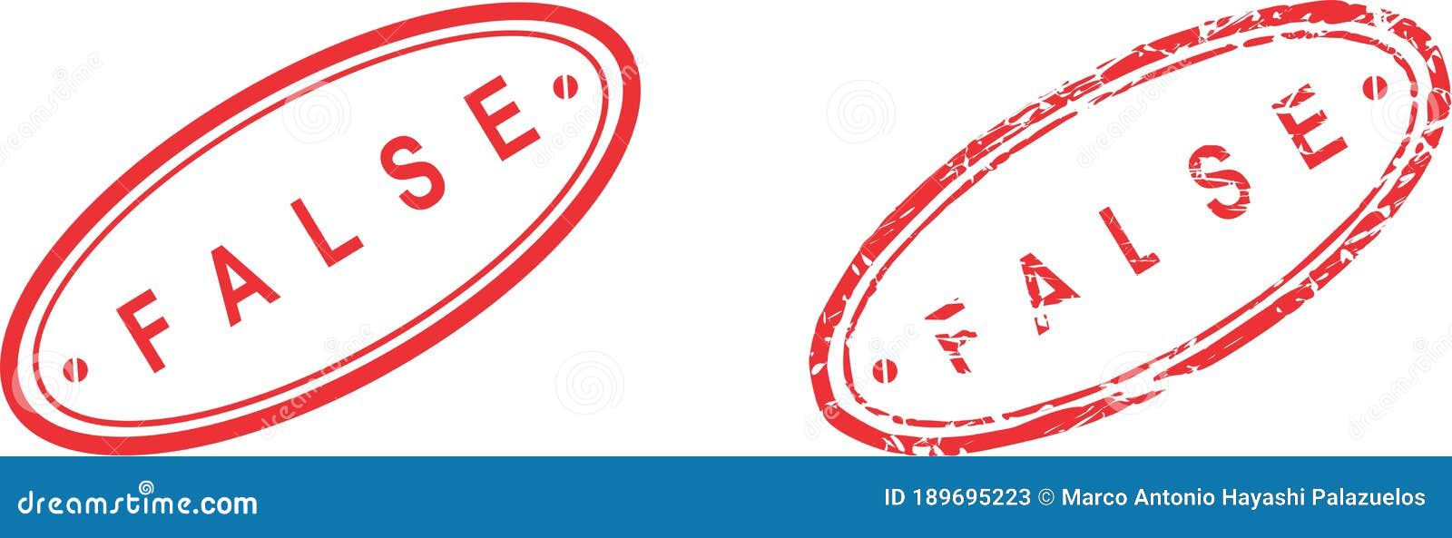 False Text Red Stamp Sticker Set Collection Stock Vector - Illustration ...
