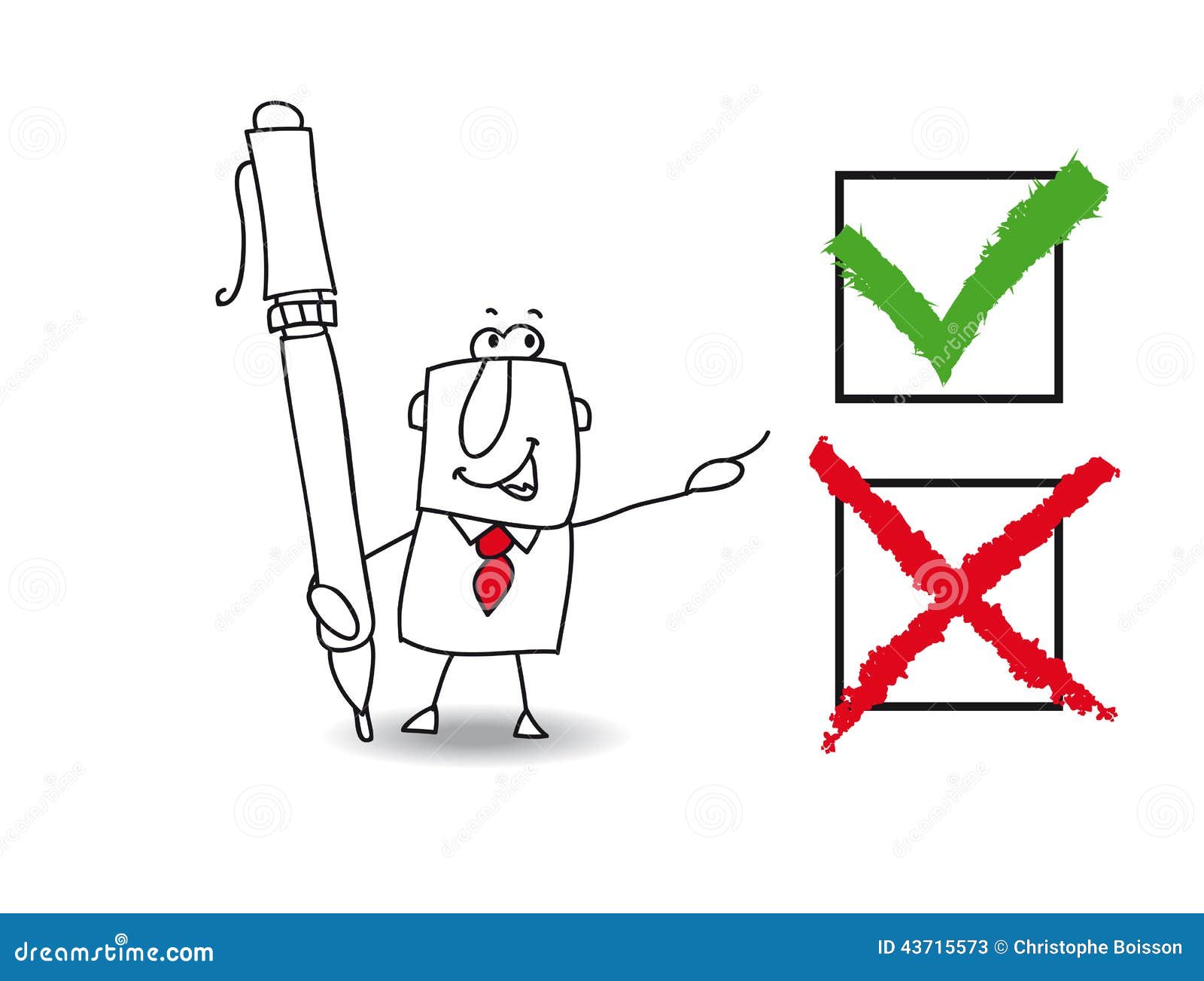 False or true mister stock vector. Illustration of checked - 43715573