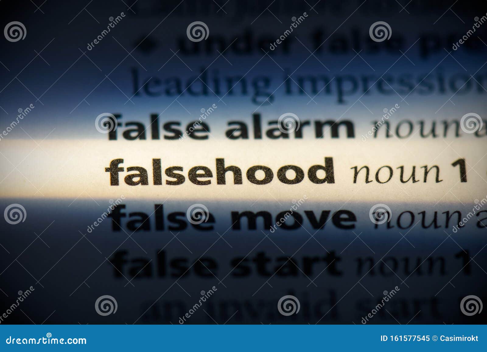 Falsehood stock image. Image of english, isolated, education - 161577545