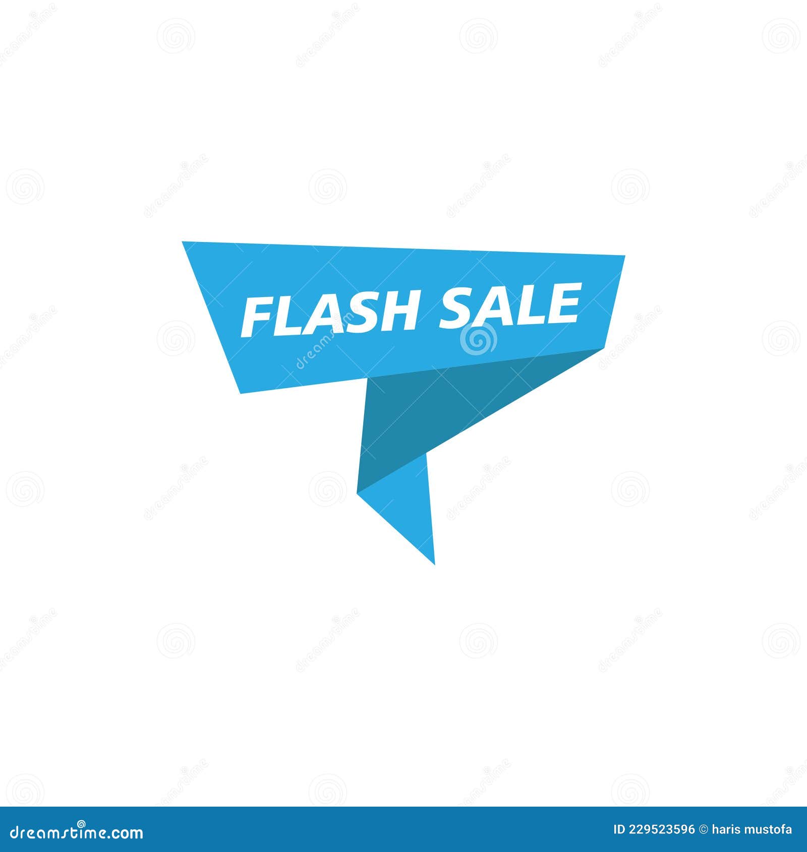 Falsh Sale Banner Icon Design Template Stock Vector - Illustration of ...