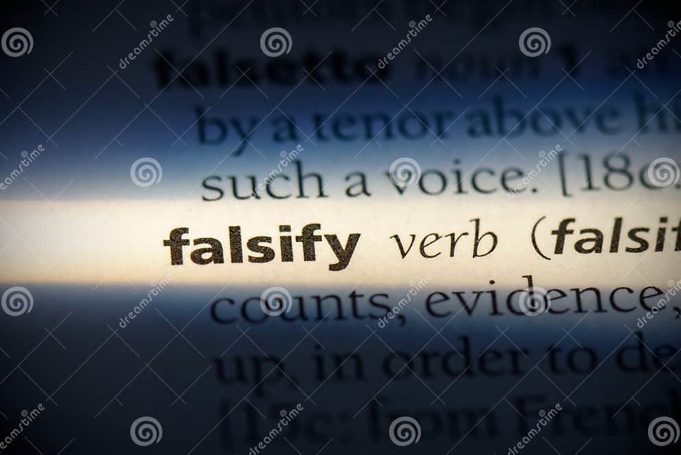 Falsify stock image. Image of minimal, text, education - 161577329