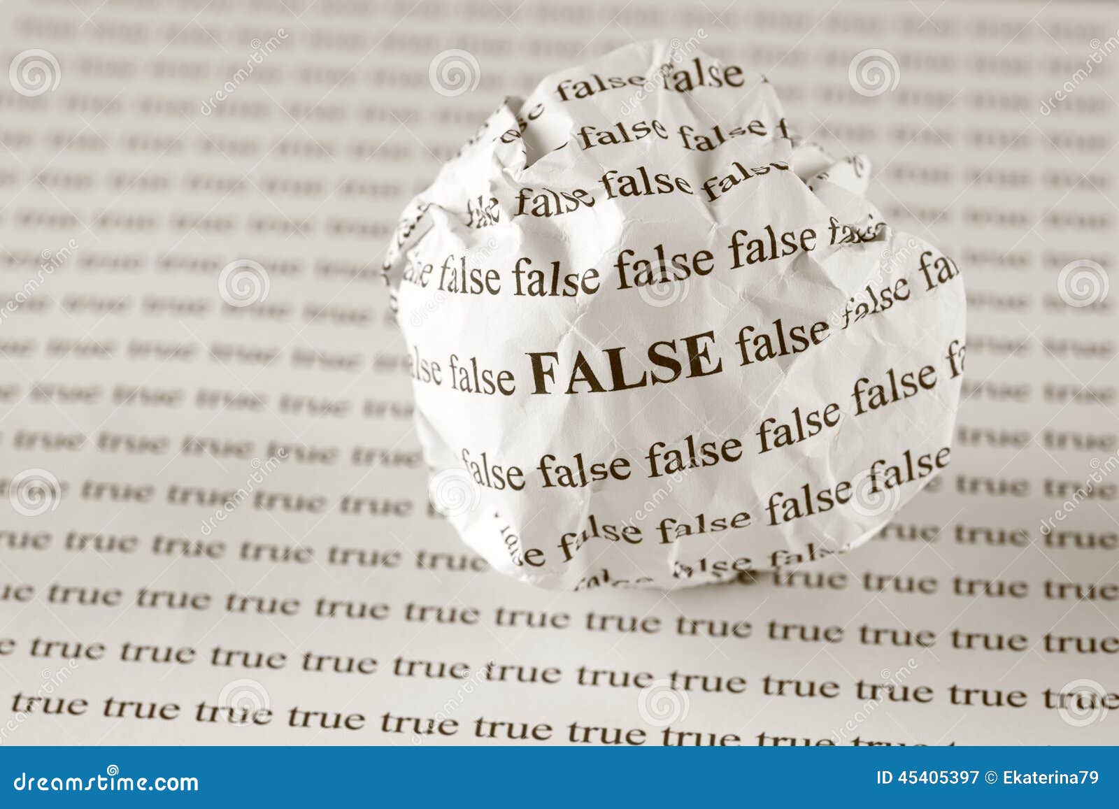 Falso o verdad imagen de archivo. Imagen de falso, palabra - 45405397