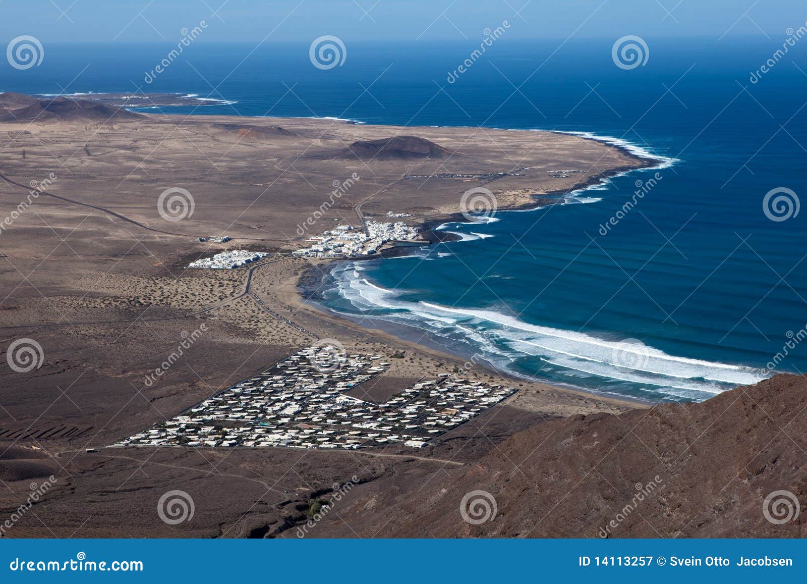 Famara stock image. Image of landscape, spain, outdoor - 14113257