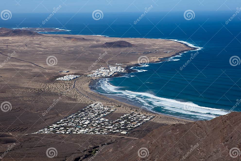 Famara stock image. Image of landscape, spain, outdoor - 14113257