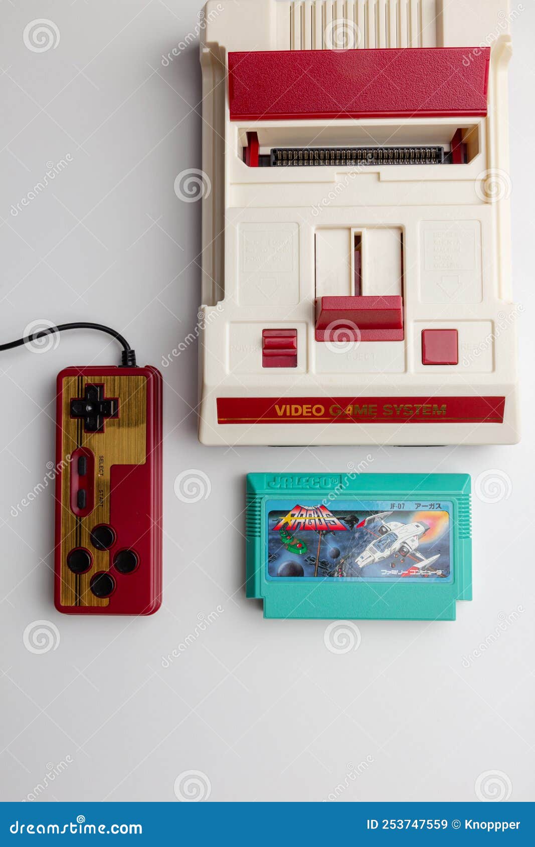 Famicom game console editorial stock image. Image of famicom - 253747559