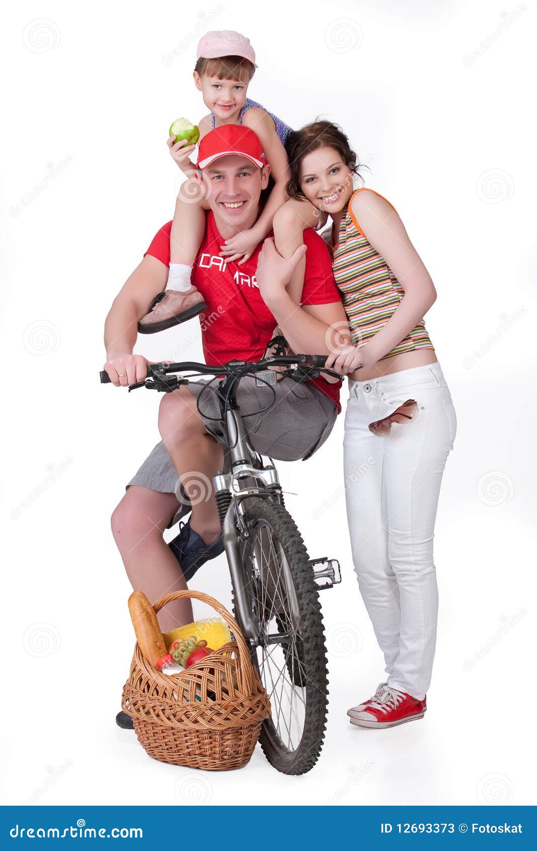 Familia feliz imagen de archivo. Imagen de hombre, ejercicio - 12693373