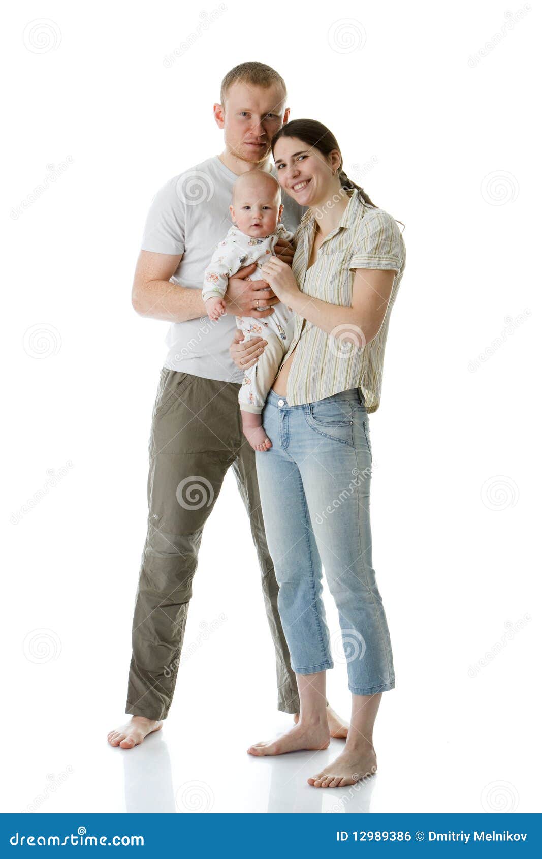 Familia feliz. foto de archivo. Imagen de familia, amor - 12989386