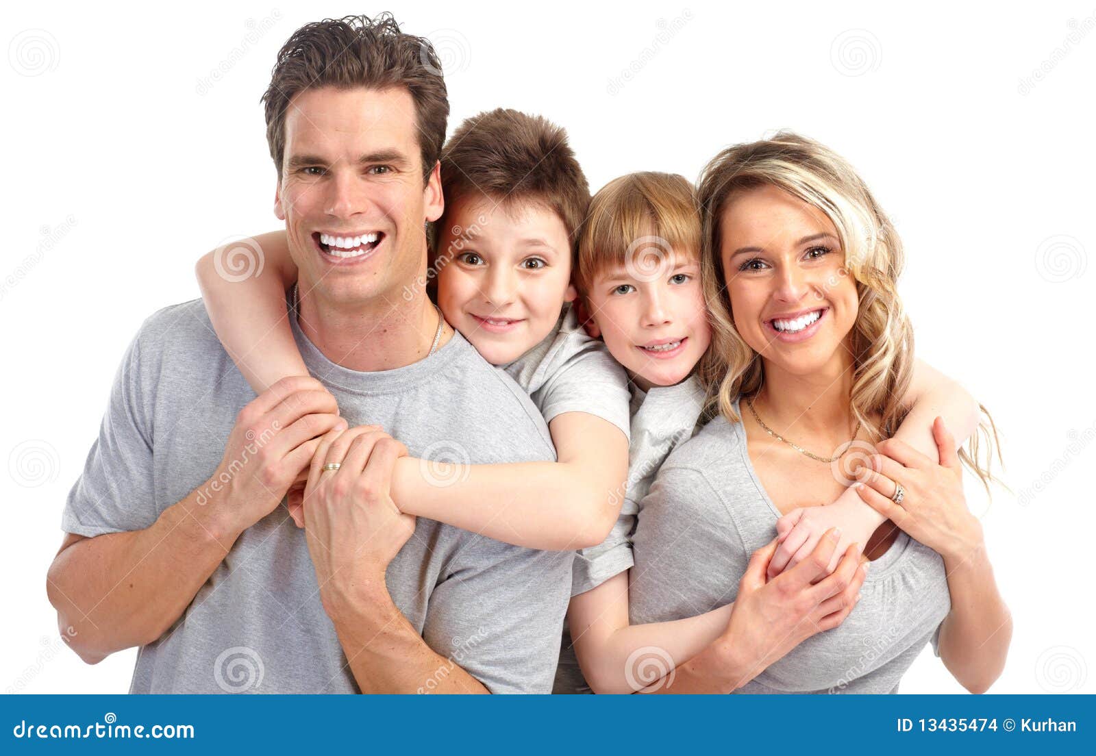 Familia feliz foto de archivo. Imagen de mama, muchacho - 13435474