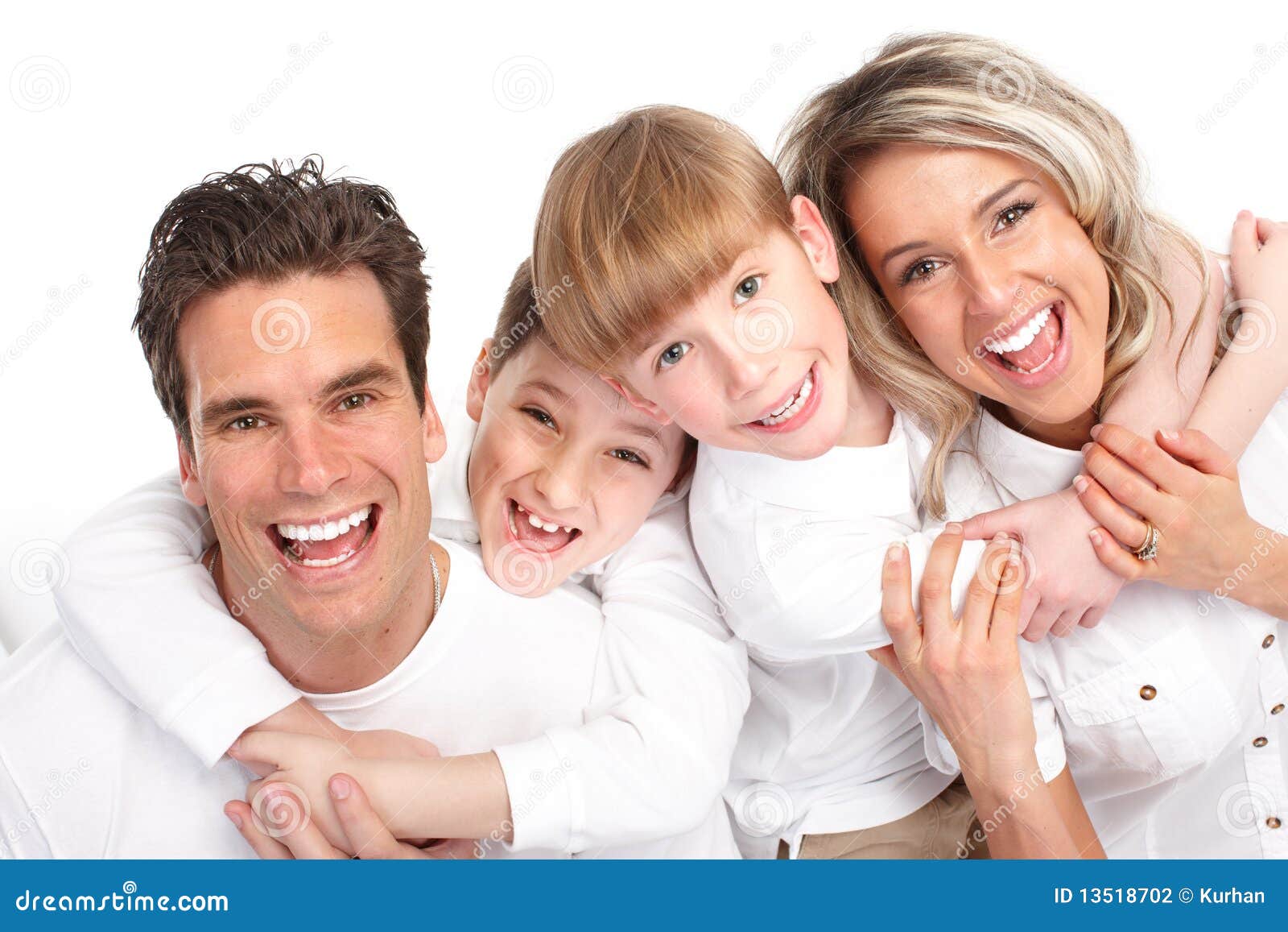 Familia Feliz Fotografía de archivo - Imagen: 13518702