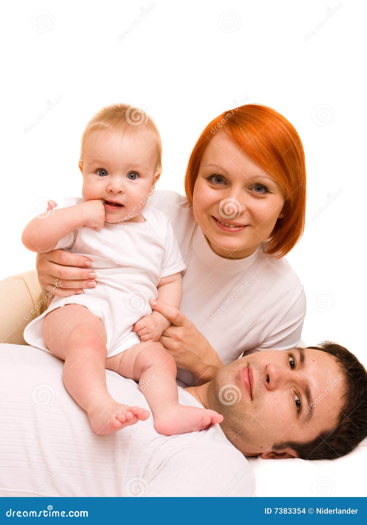 Familia feliz foto de archivo. Imagen de esposa, positivo - 7383354