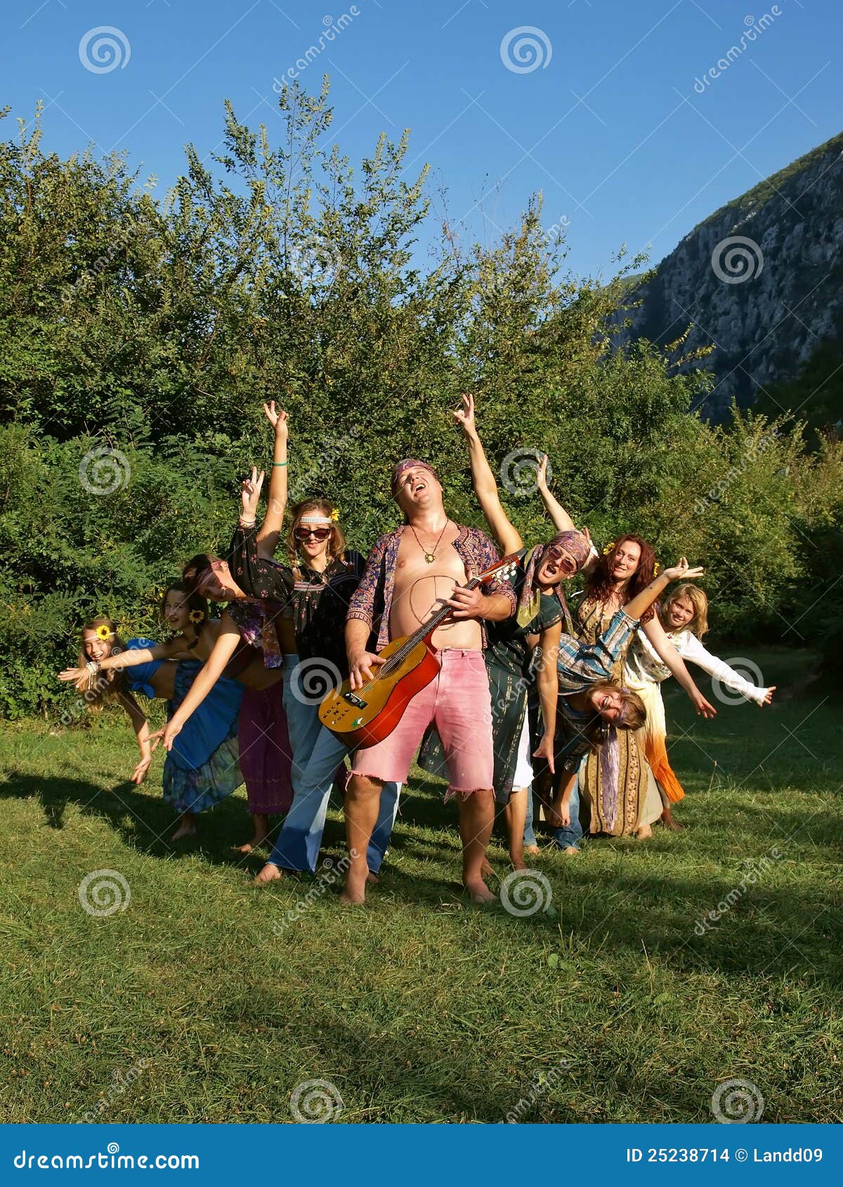 Families with guitar 1 stock photo. Image of concert - 25238714