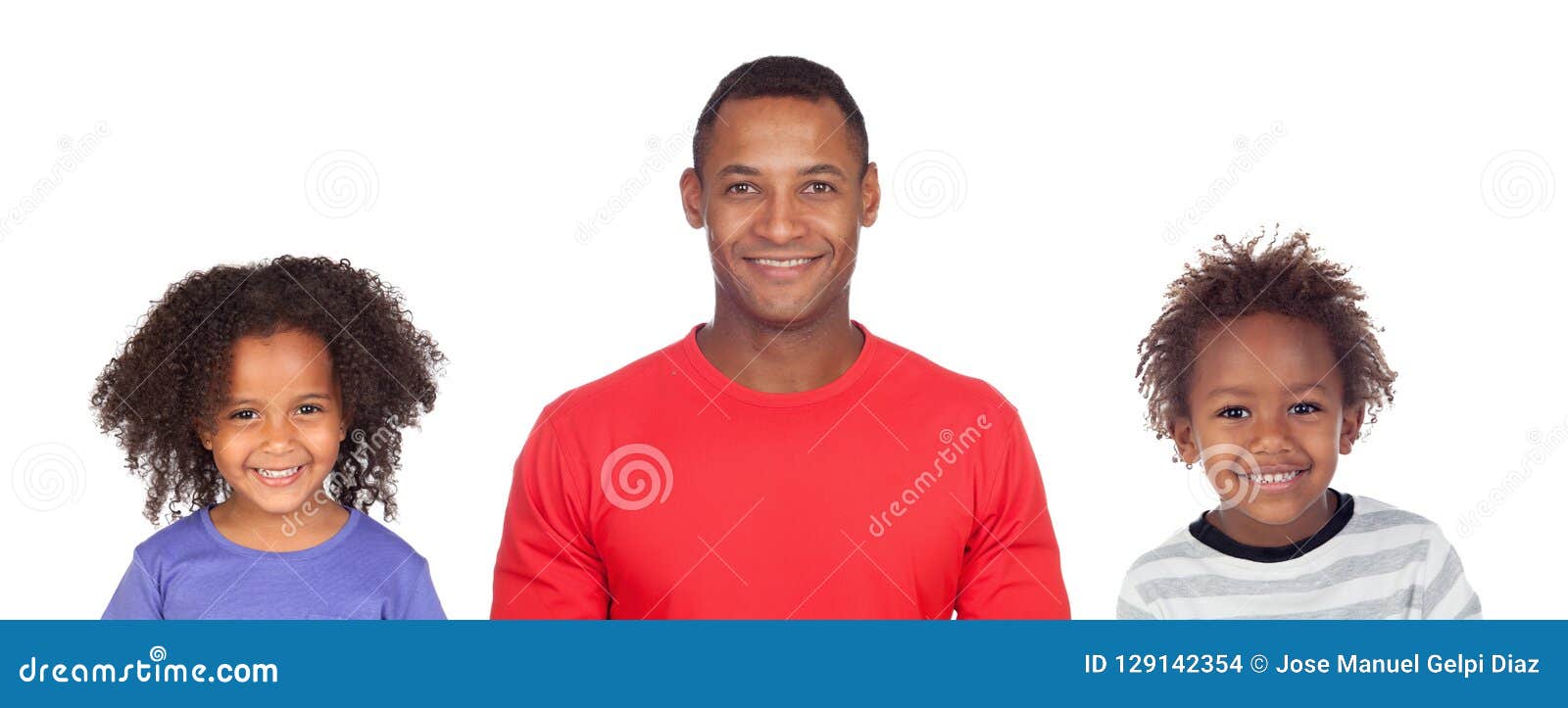 Famille Mono-parentale Heureuse Photo stock - Image du chéri, hommes ...