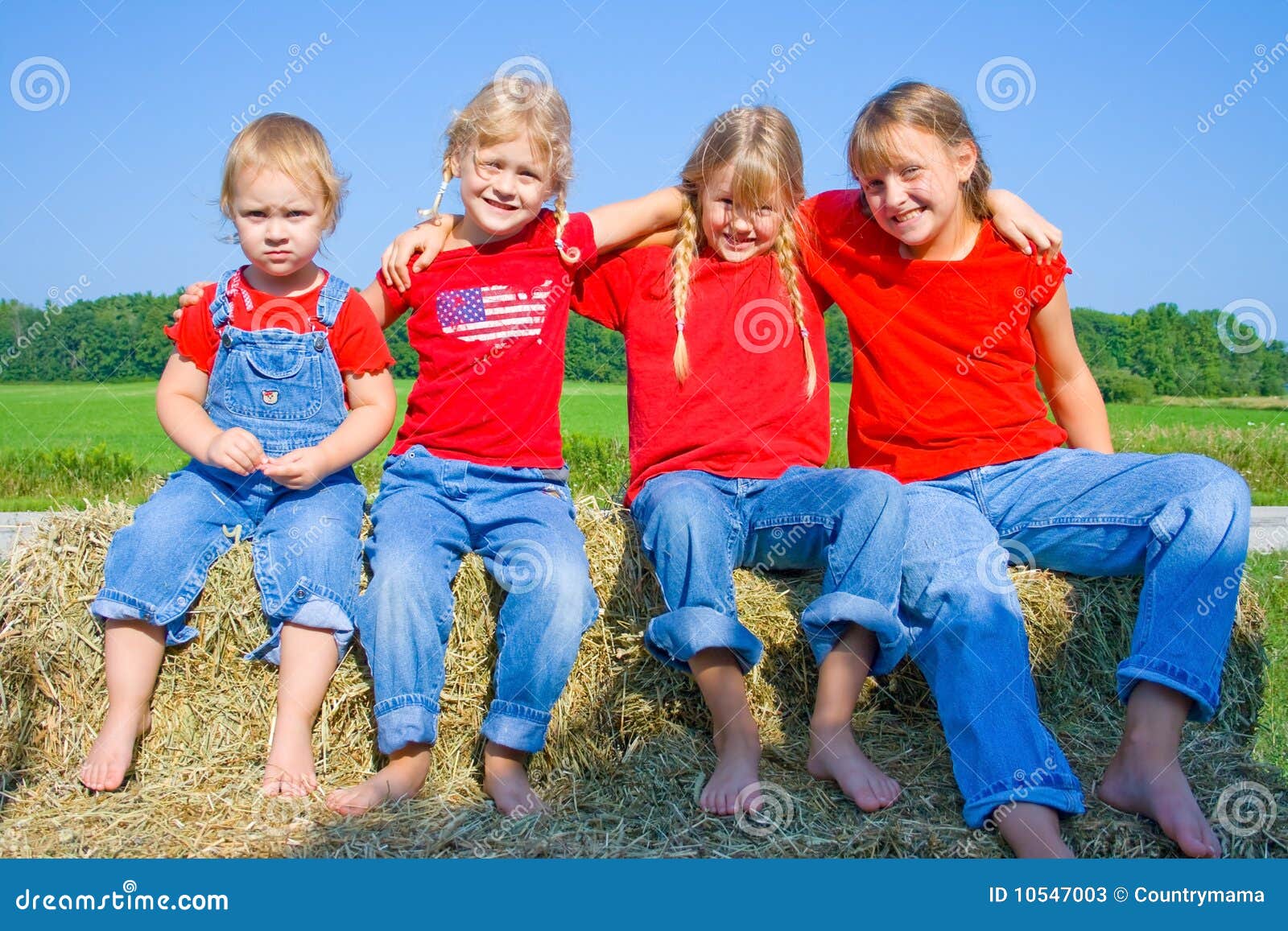Family stock image. Image of kids, buddies, bales, friends - 10547003