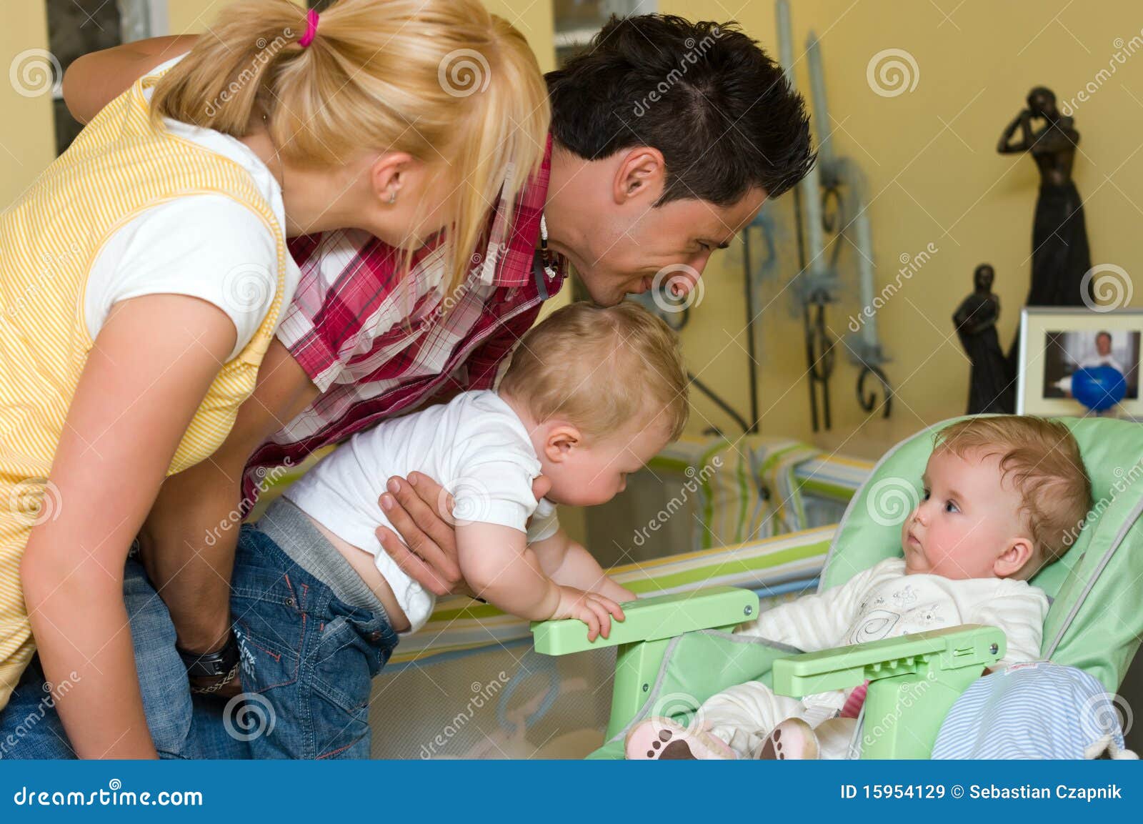 Family stock image. Image of infant, white, male, family - 15954129