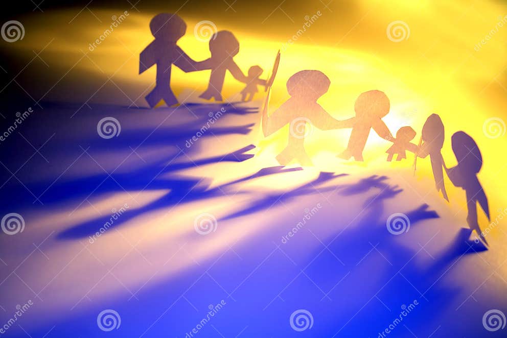 Family stock photo. Image of chain, friends, holding, group - 3509984