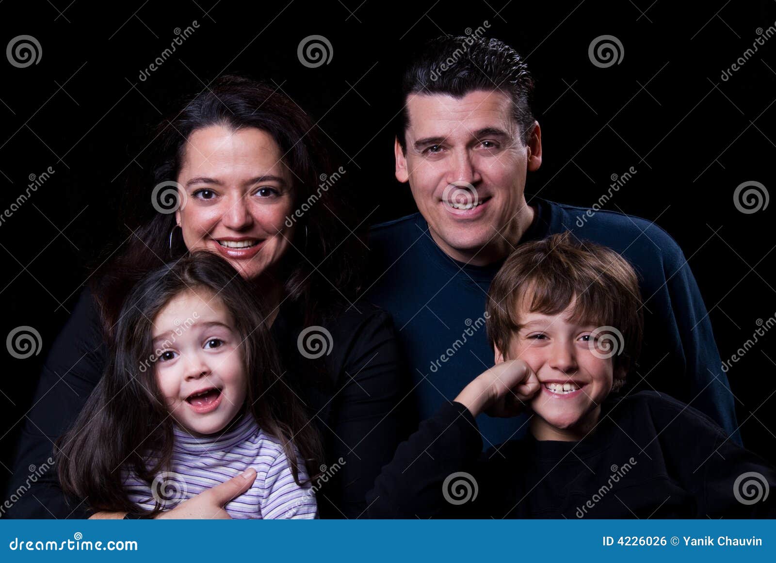 Family stock photo. Image of white, parenthood, isolated - 4226026