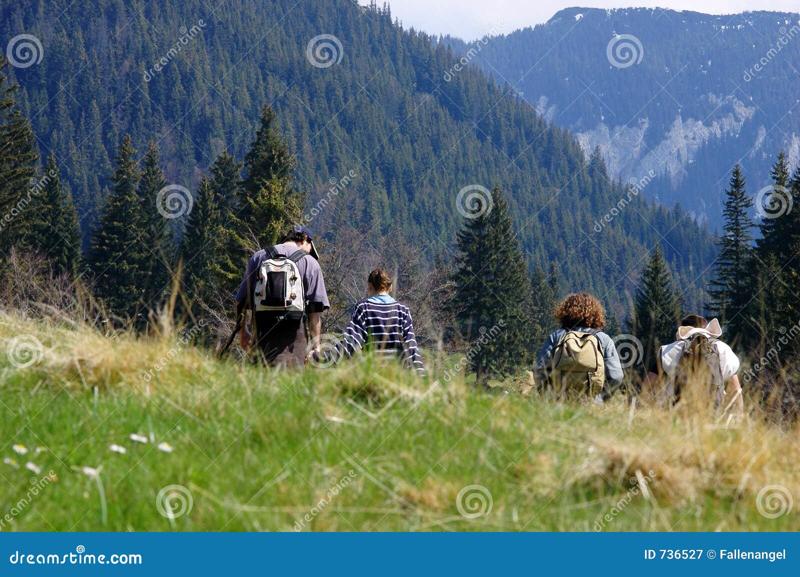 Family adventure stock image. Image of hike, sights, reservation - 736527
