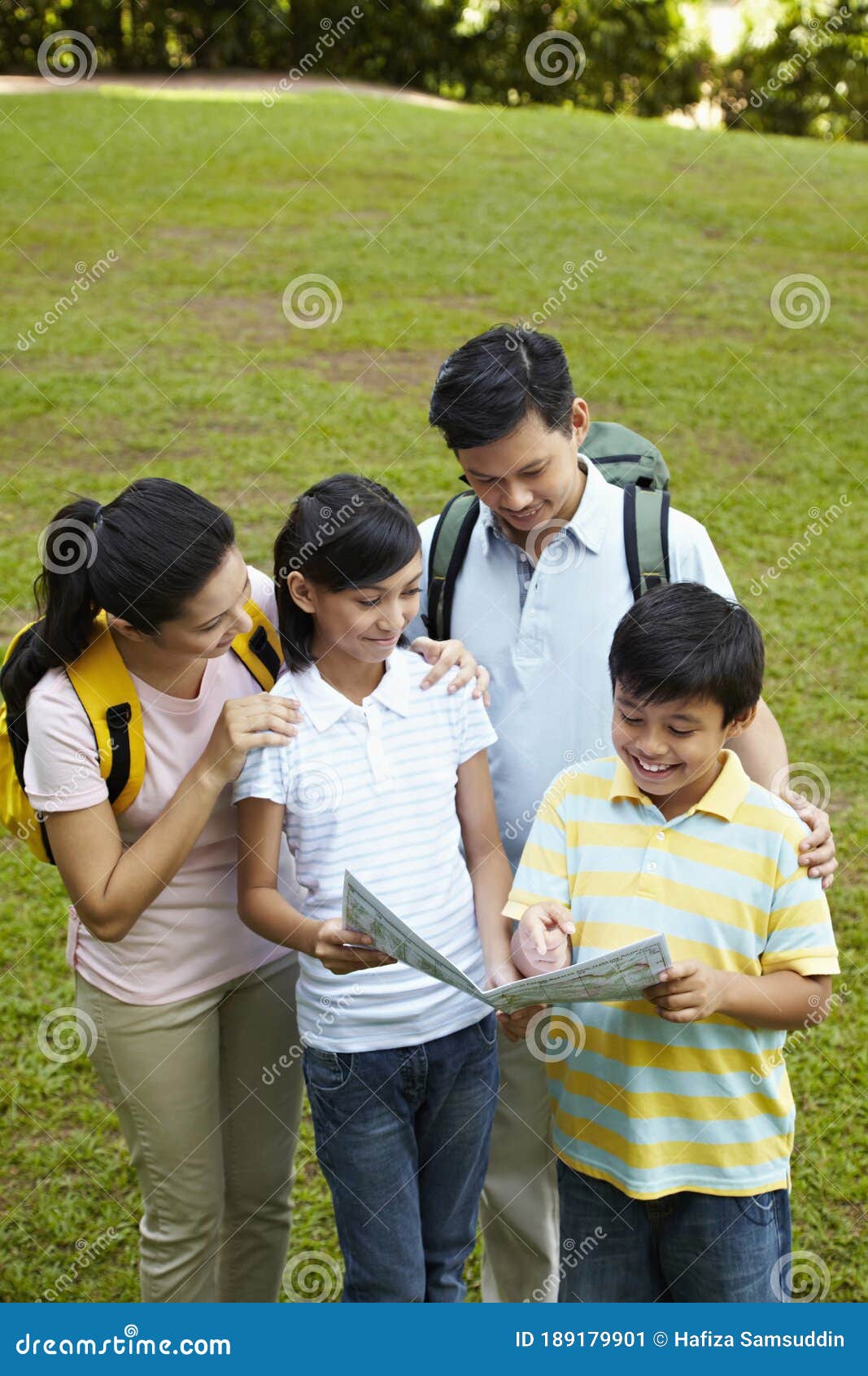 Family on an Adventurous Trip Together. Conceptual Image Stock Image ...