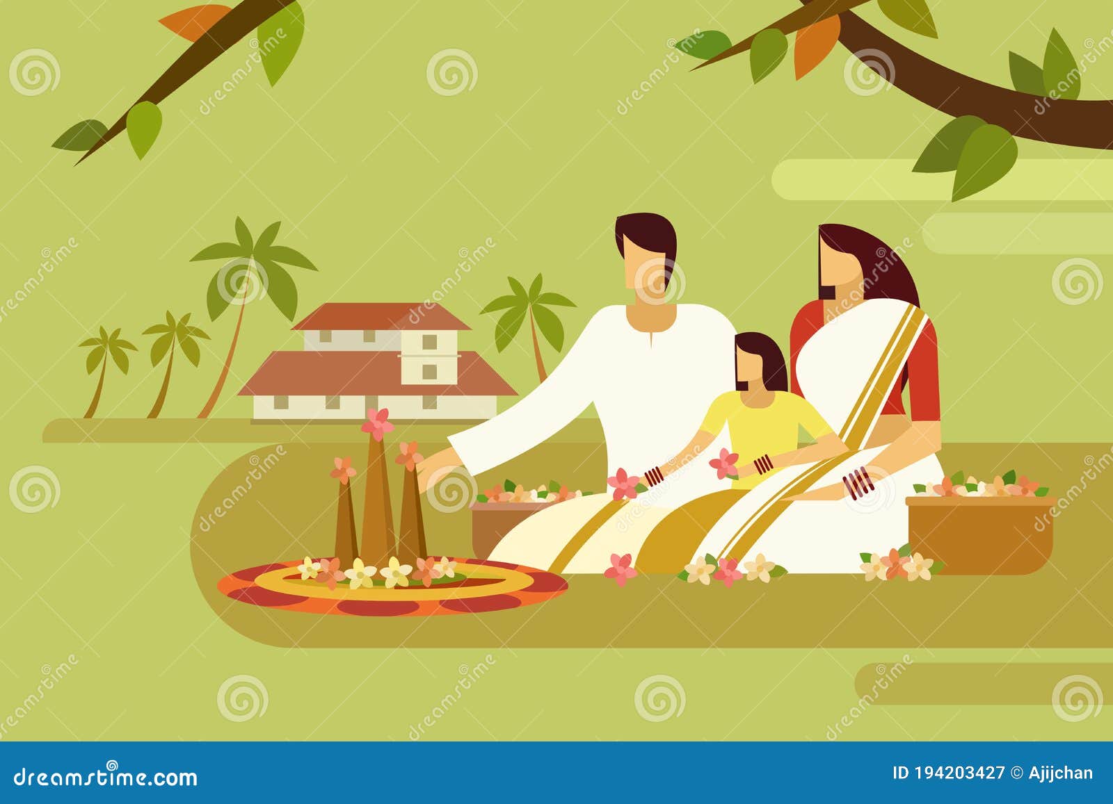 Athapookalam Cartoons, Illustrations & Vector Stock Images - 31 ...