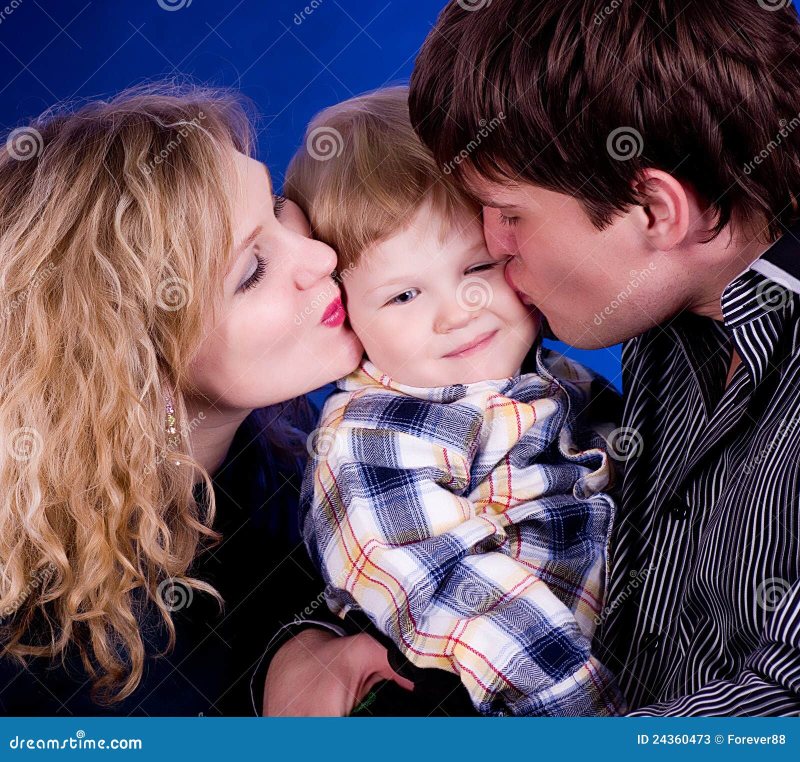 Family with baby boy stock image. Image of kindness, love - 24360473