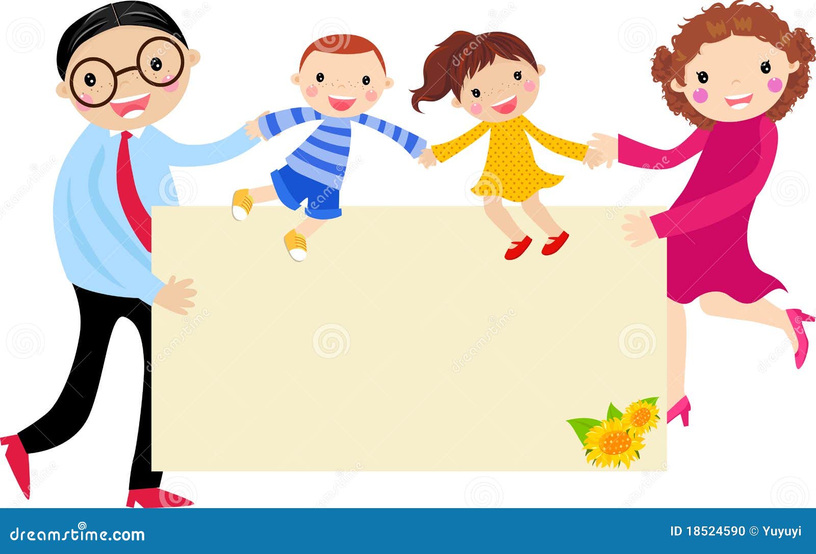 Family Banner Clipart