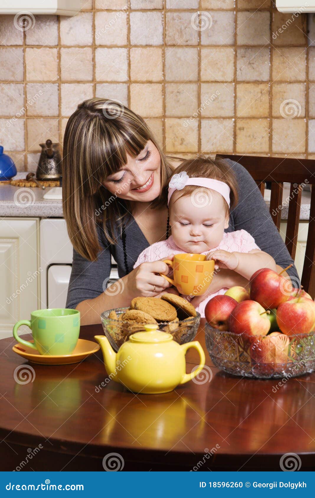 Family breakfest stock photo. Image of family, caucasian - 18596260