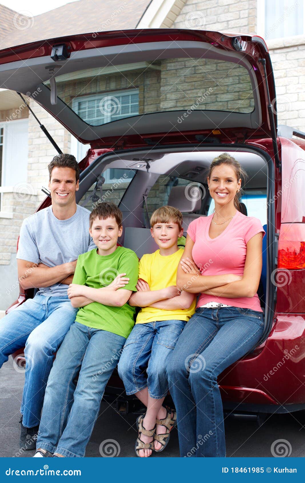 Family car stock image. Image of portrait, chair, traveling - 18461985