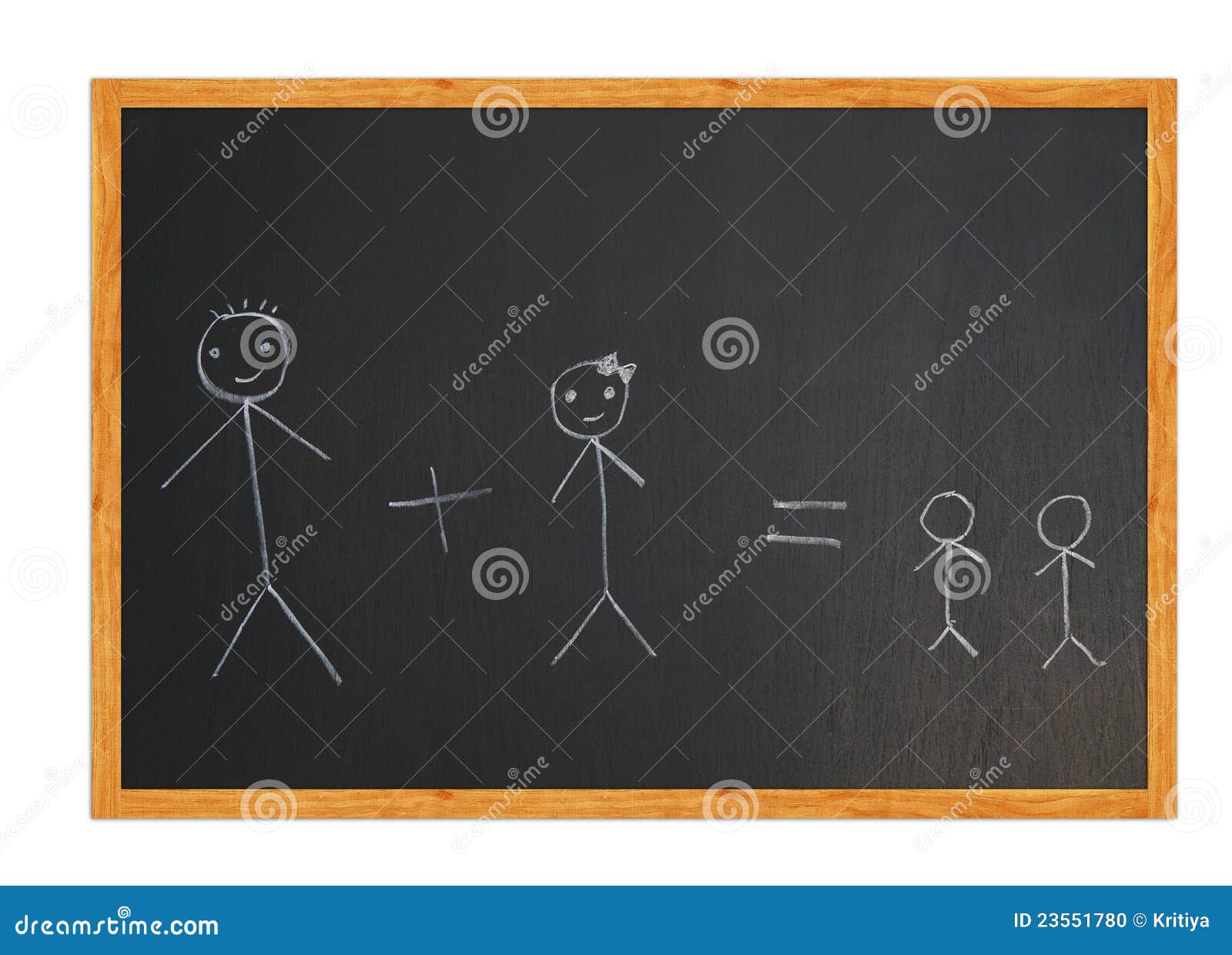 Family on chalkboard stock photo. Image of parents, male - 23551780