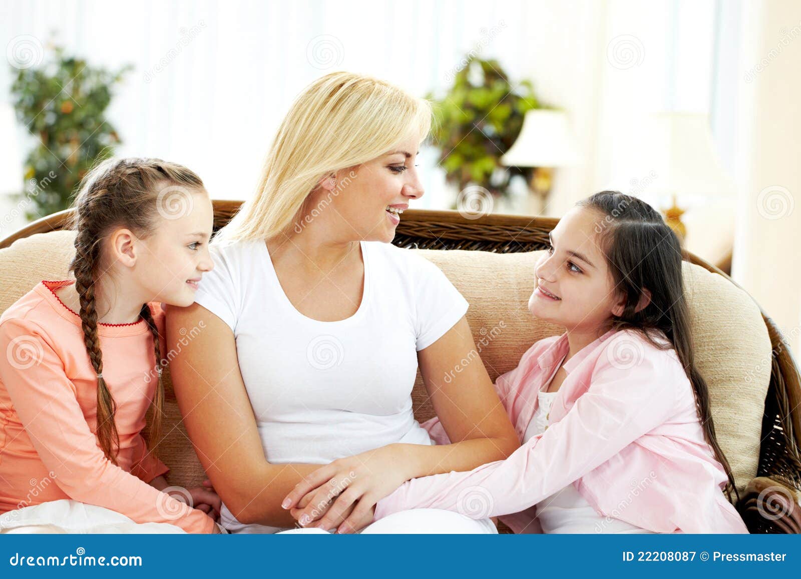 Family chat stock image. Image of daughter, child, family - 22208087