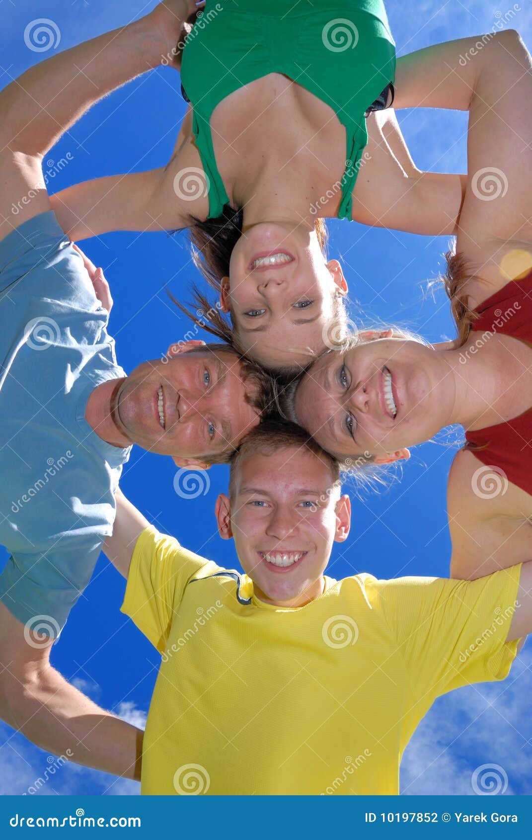 Family In Circle Picture. Image: 10197852