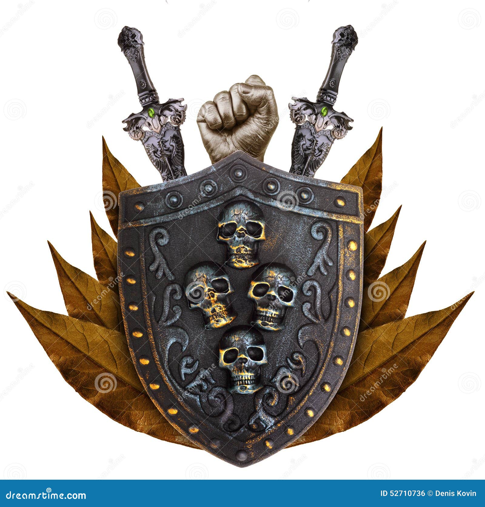 Family coat, shield emblem stock photo. Image of armour - 52710736