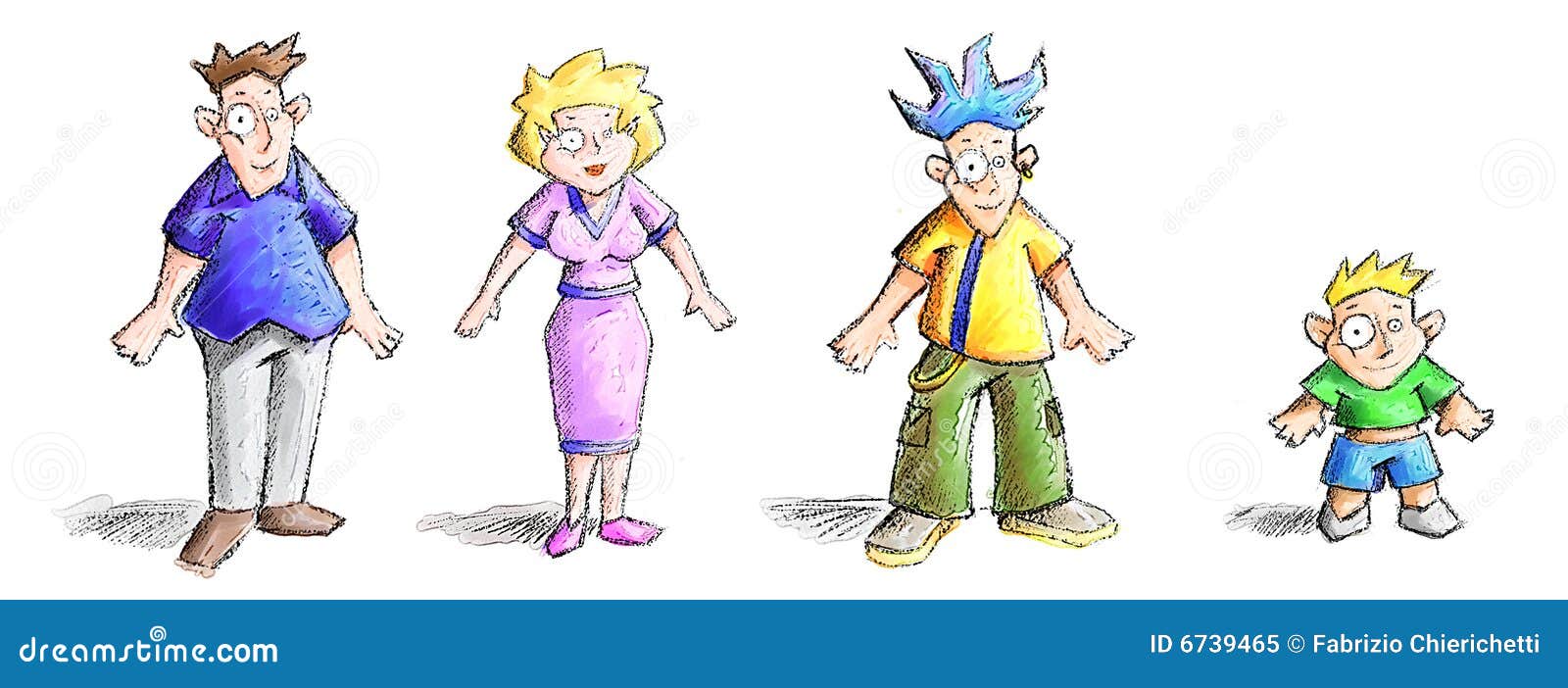 Family comics stock illustration. Illustration of child - 6739465