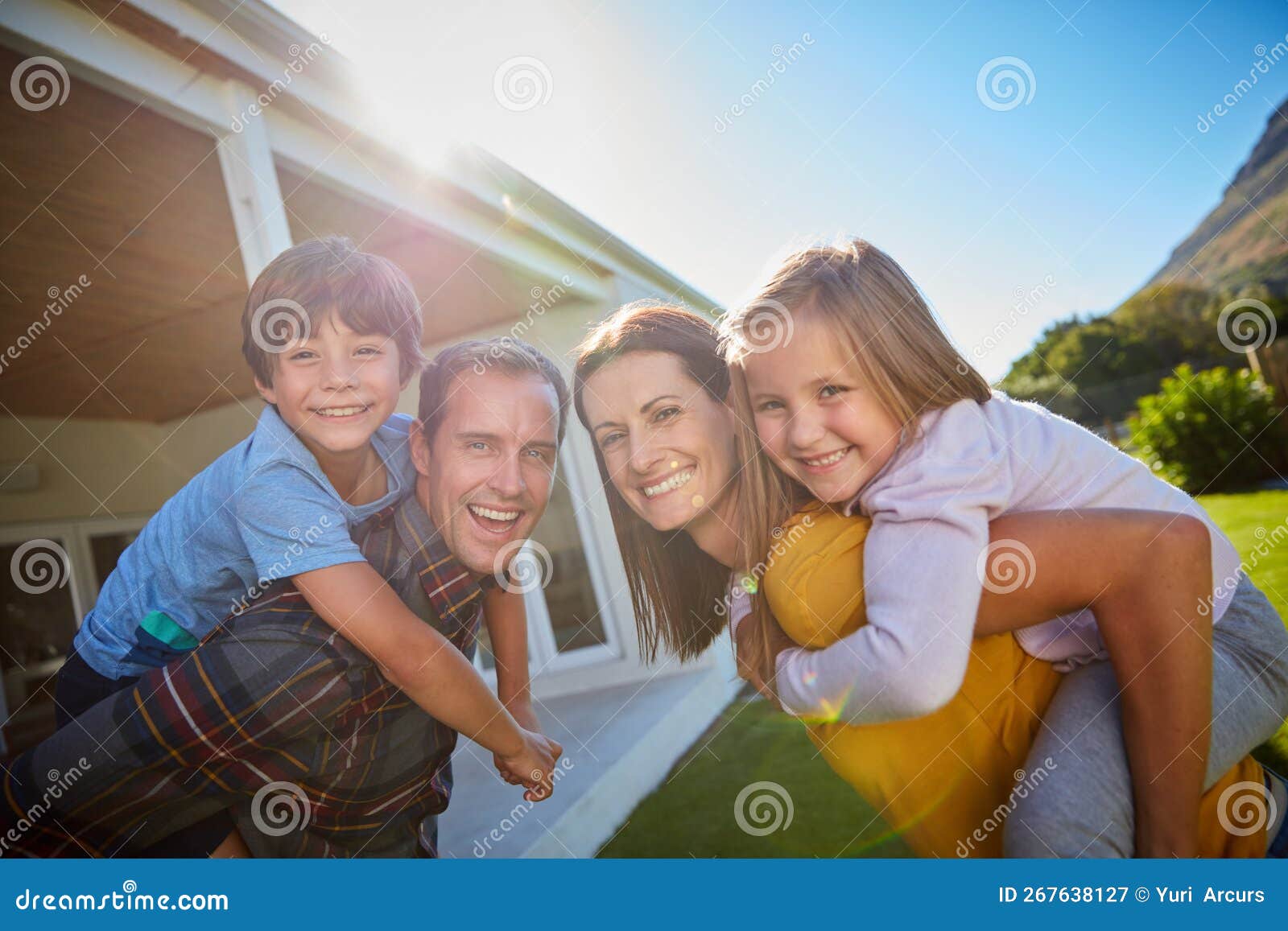Family is the Compass that Guide Us. a Family of Four Spending Time ... Family is the Compass that Guide Us. a Family of Four Spending Time ...