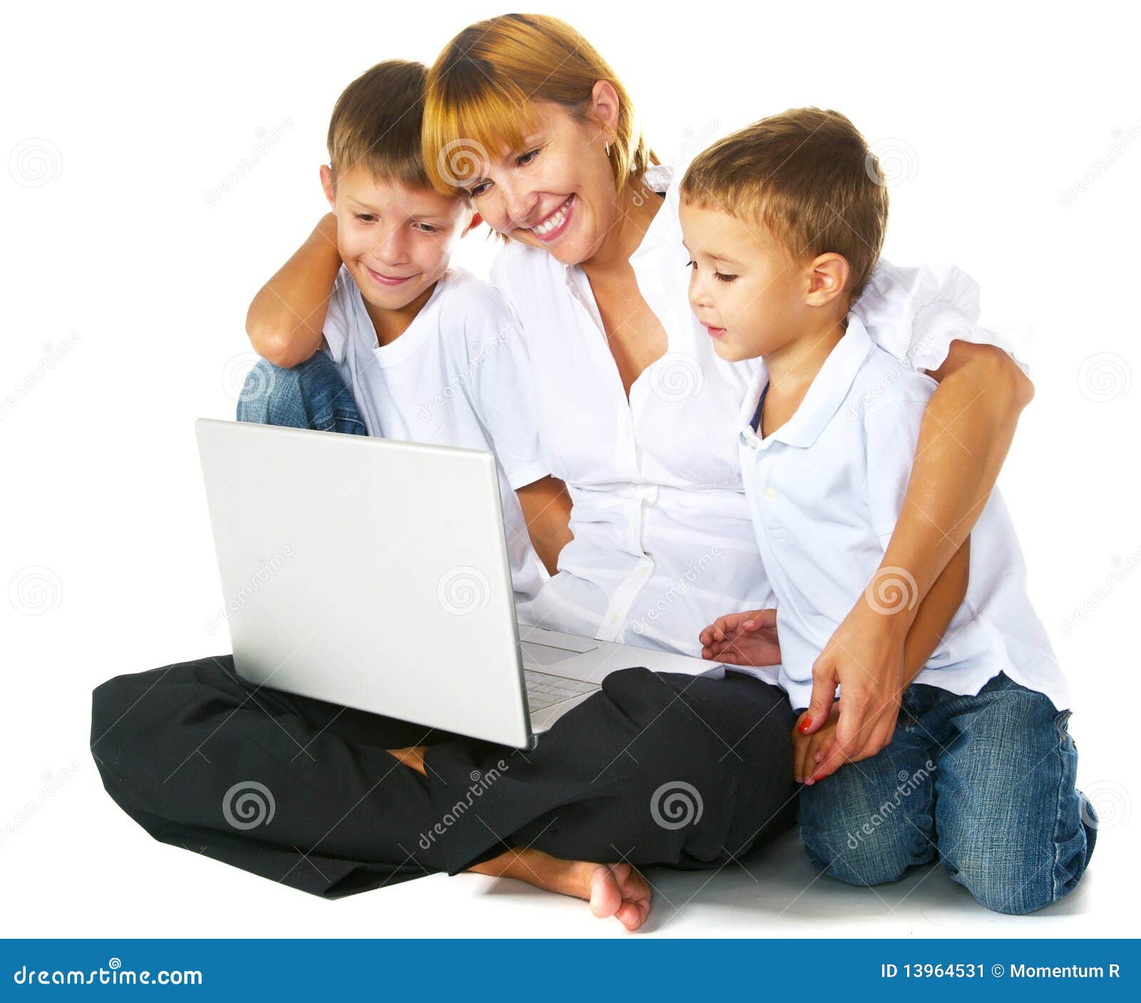 Family computer stock image. Image of internet, computer - 13964531
