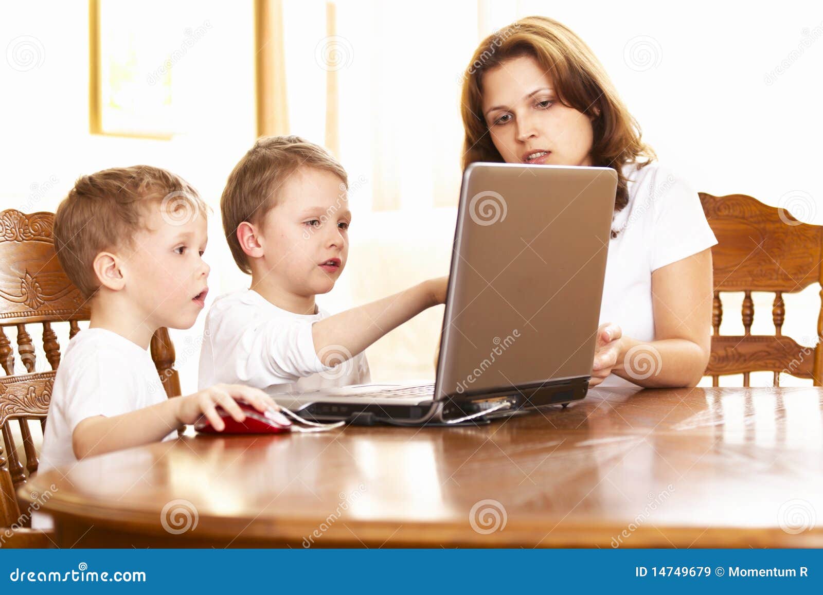 Family computer stock image. Image of child, childhood - 14749679