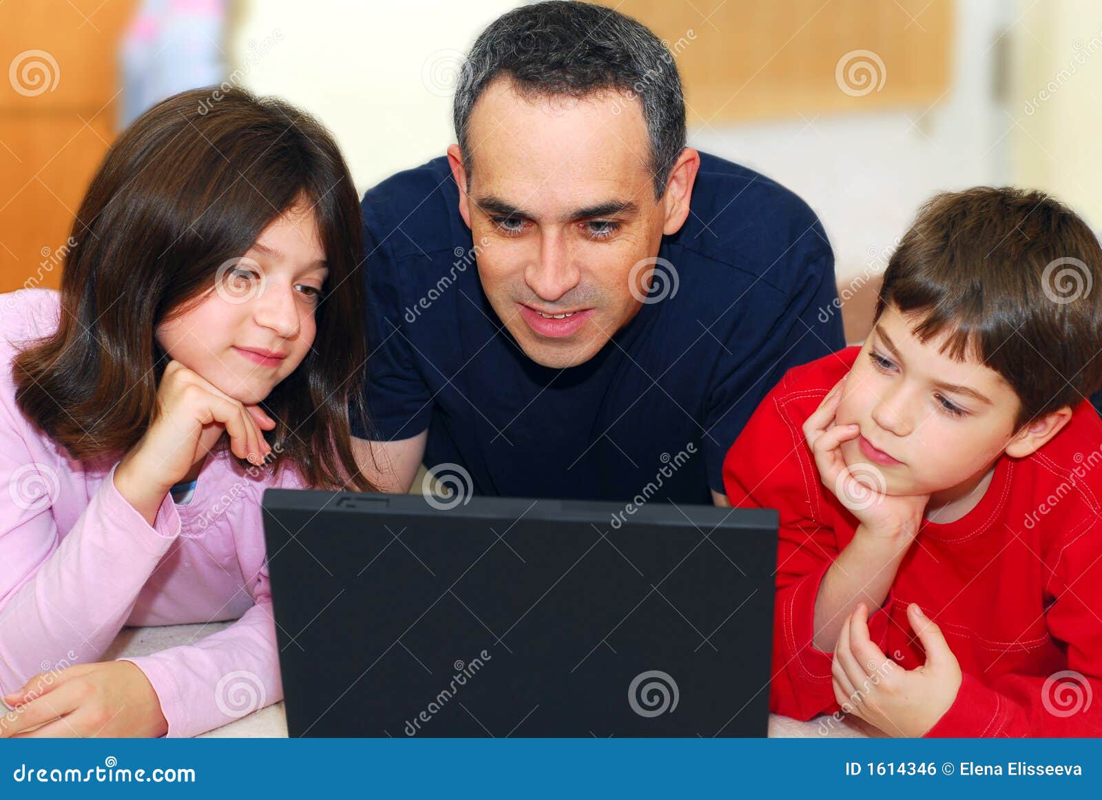 Family computer stock photo. Image of parenting, computer - 1614346