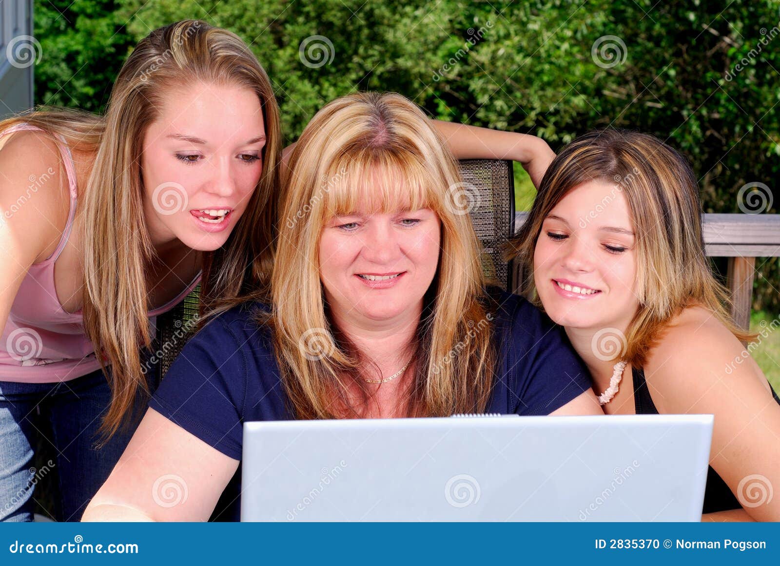 Family Computer stock photo. Image of laptop, school, seventeen - 2835370