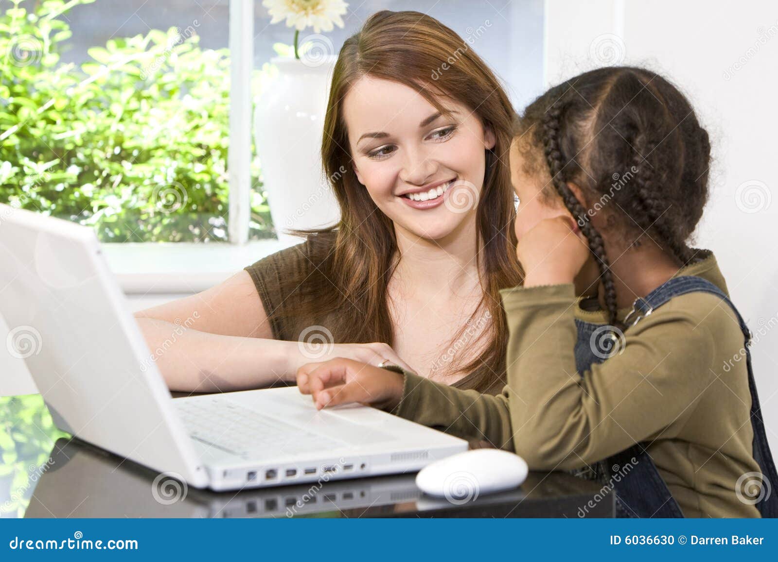 Family Computer Fun stock photo. Image of line, schooling - 6036630