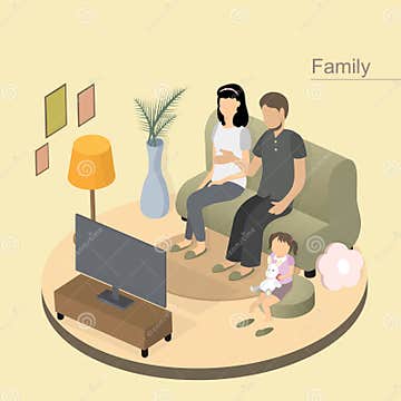 Family concept stock vector. Illustration of daughter - 58557797