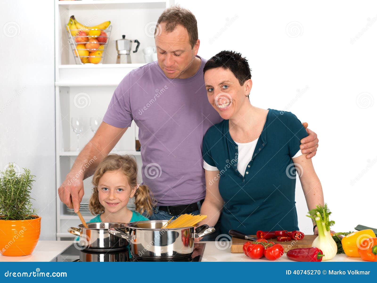 Family is cooking together stock photo. Image of herd - 40745270
