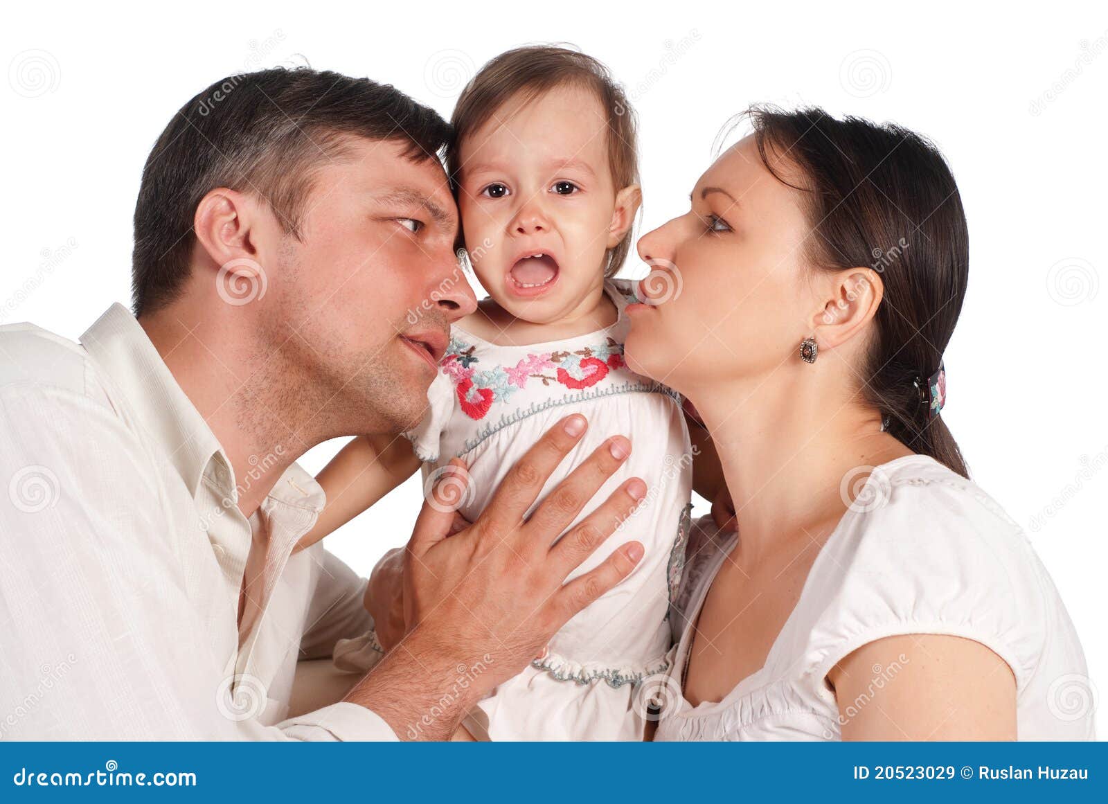 Family and crying baby stock image. Image of happiness - 20523029