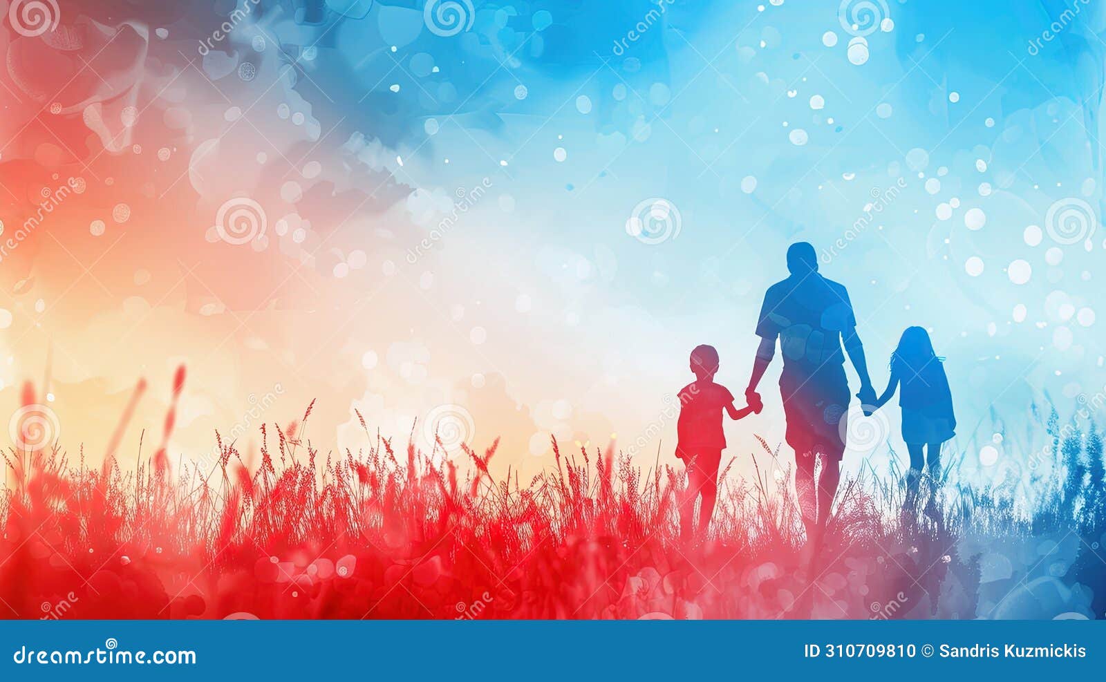 Family Day Background. Generative AI Stock Illustration - Illustration ...