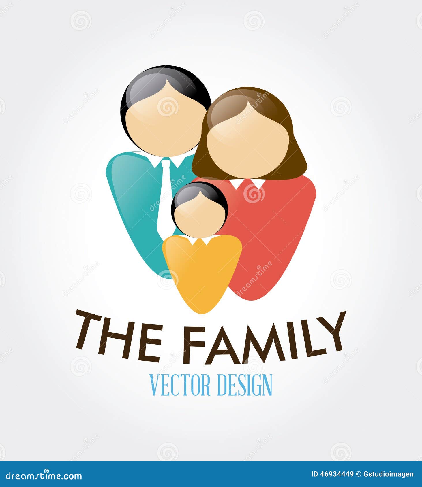 Family design stock vector. Illustration of people, home - 46934449