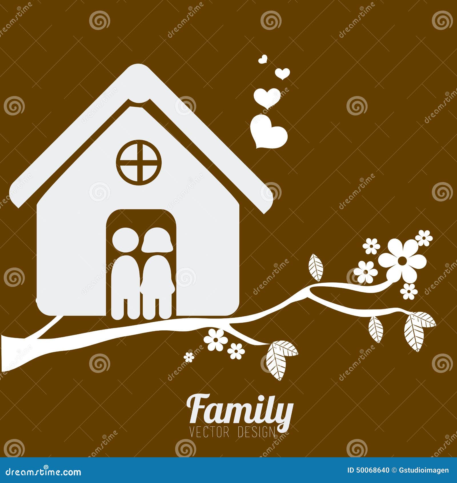 Family Design, Vector Illustration. Stock Vector - Illustration of ...