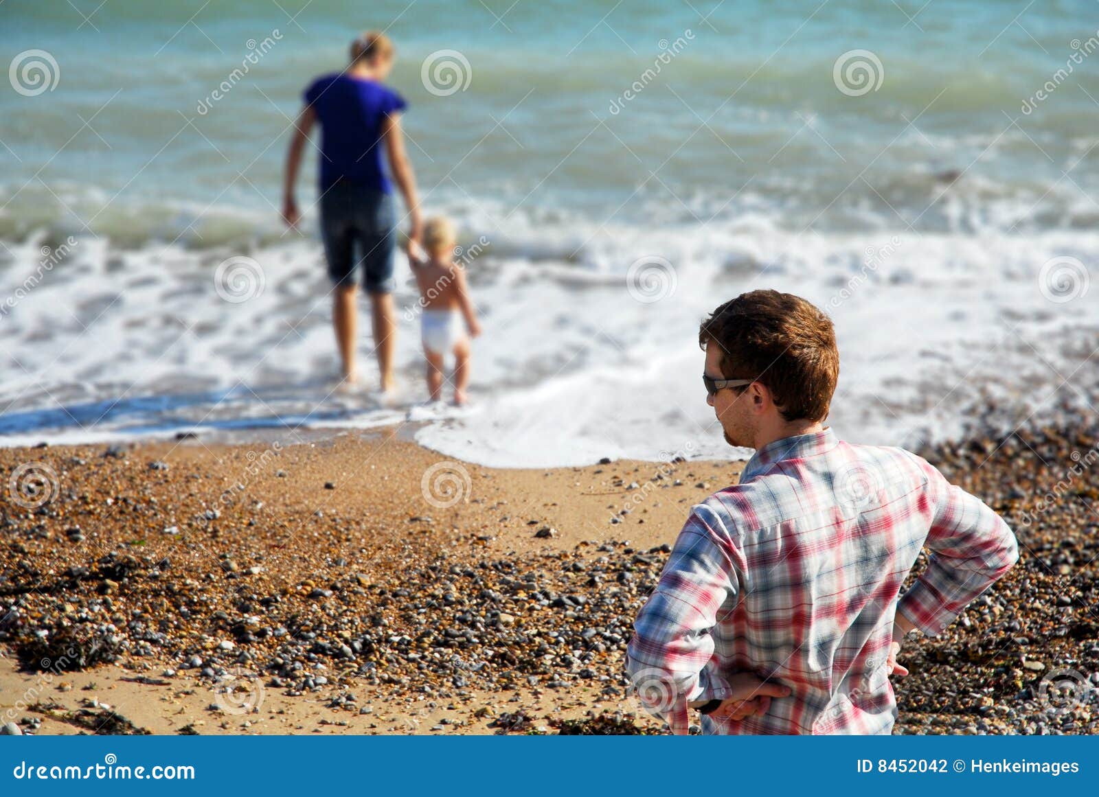Family from the distance stock photo. Image of outdoor - 8452042