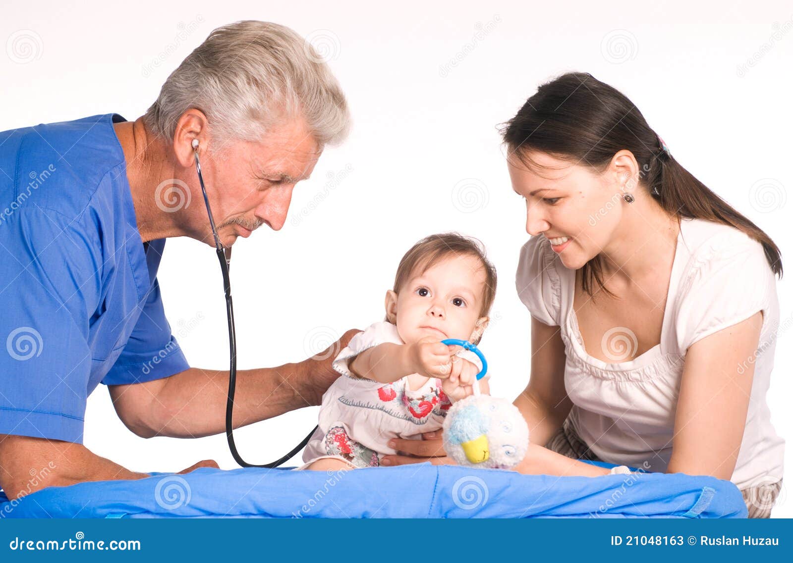 Family and doctor stock image. Image of blue, doctor - 21048163